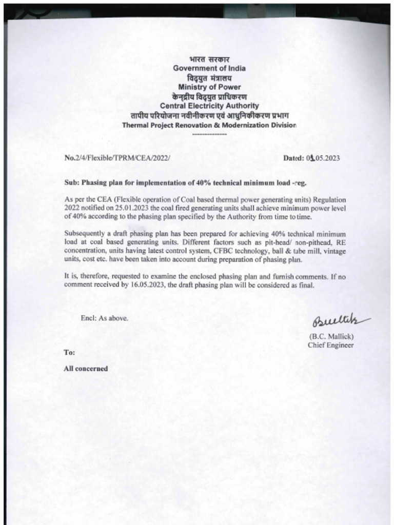 Draft Phasing Plan Merged Letter | PDF | Power Station | Boiler