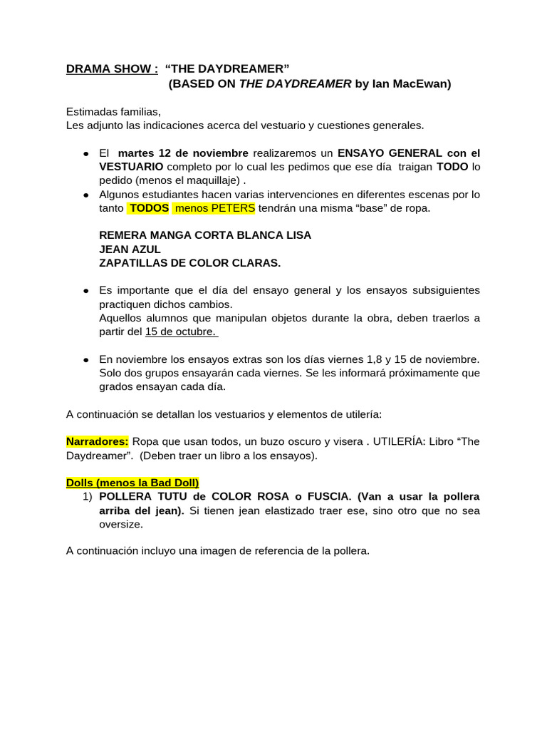 2024 Vestuario 7a 7b 7c Daydreaming 5 | PDF | Moda | Ropa