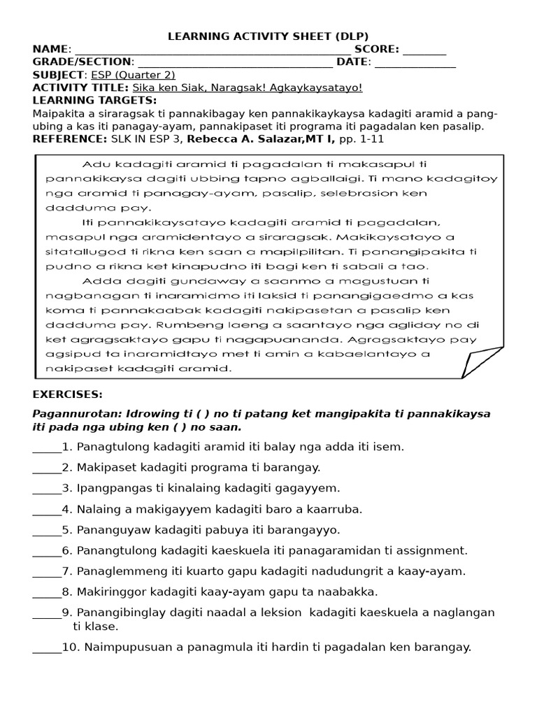 Las DLP Q2 Esp 2024 2025 | PDF