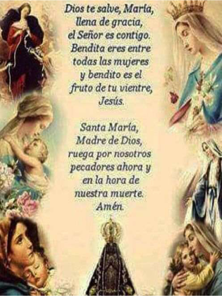 Rezo Dios Te Salve Marìa | PDF