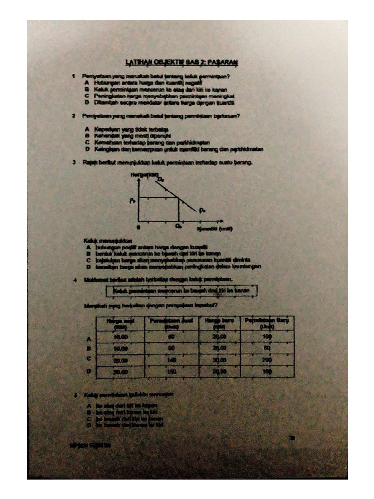 Contoh Soalan Math | PDF