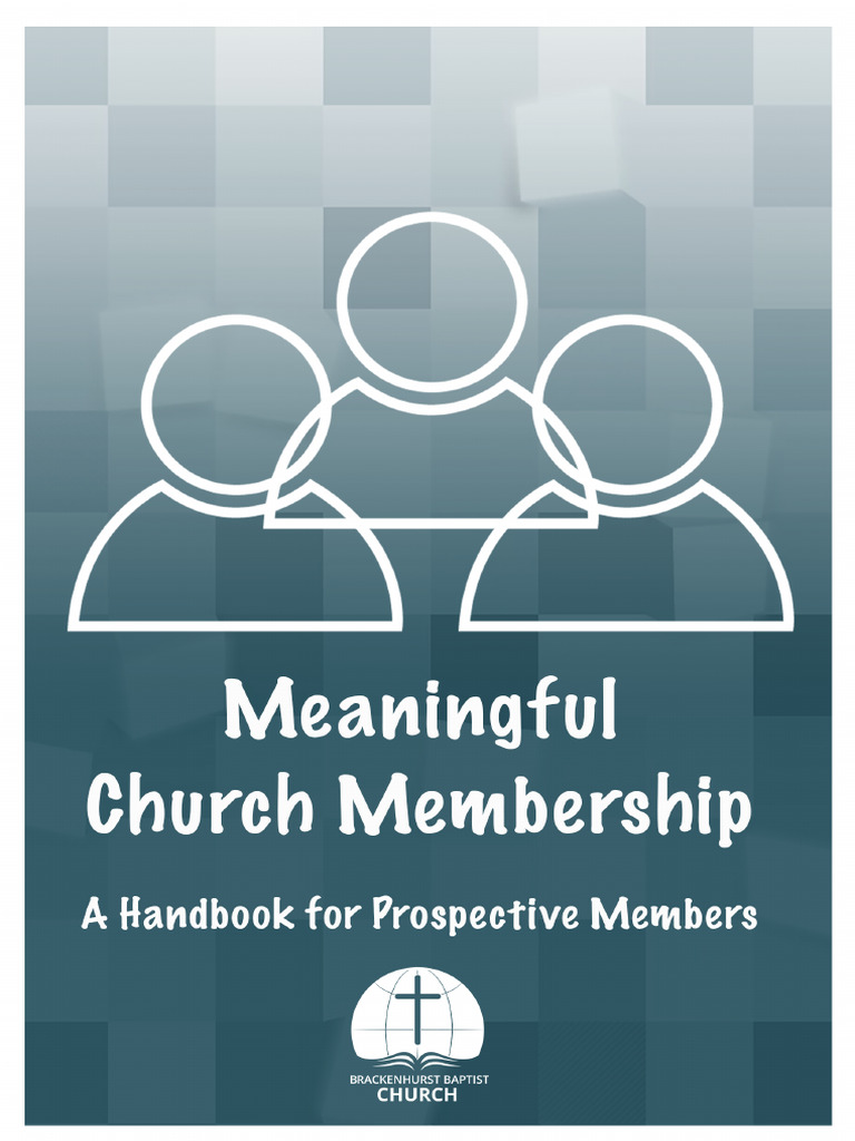 Free Church Membership Form Guide | PDF | Baptism | Christian Church