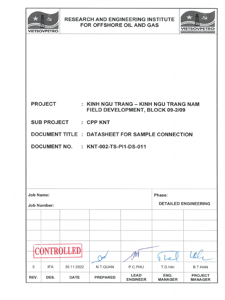 Datasheet For Sample Connection | PDF | Pipe (Fluid Conveyance) | Valve