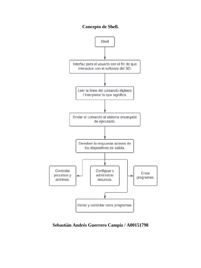 Guerrero Sebastian Concepto de Shell | PDF