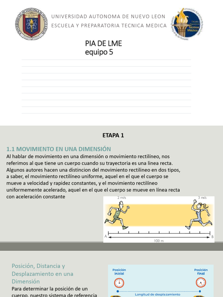 Pia de Lme | PDF | Fuerza | Las leyes del movimiento de Newton