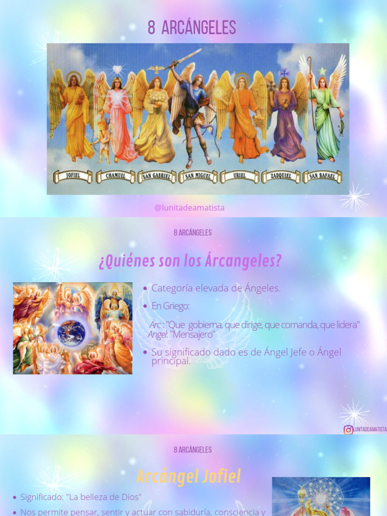 Tercera Clase. 8 Arcángeles | PDF | Arcángel