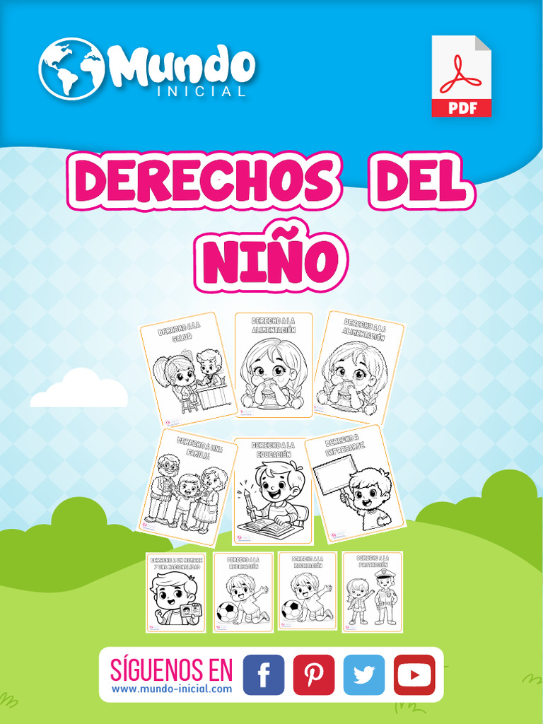 Derechos Del Nino Imagenes para Colorear | PDF