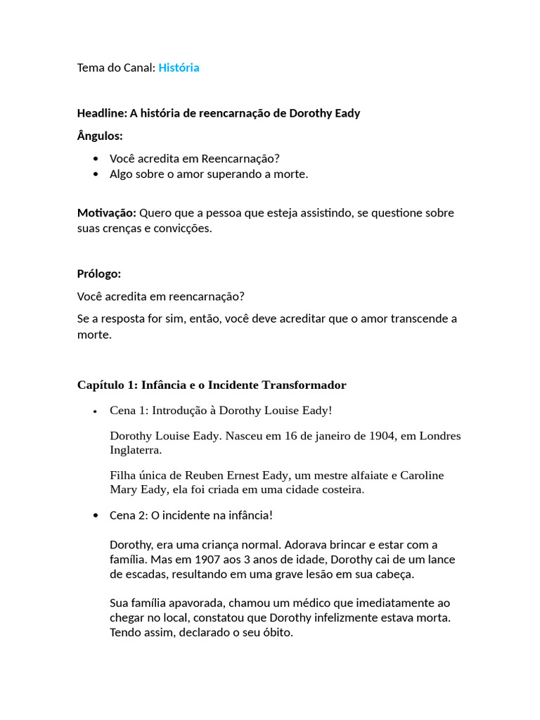 Reencarnação de Dorothy Eady no Egito | PDF | Antigo Egito | Morte