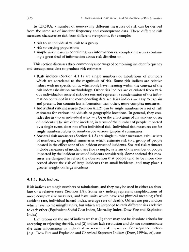 CCPS - Guidelines For Chemical Process Quantitative Risk Analysis ...