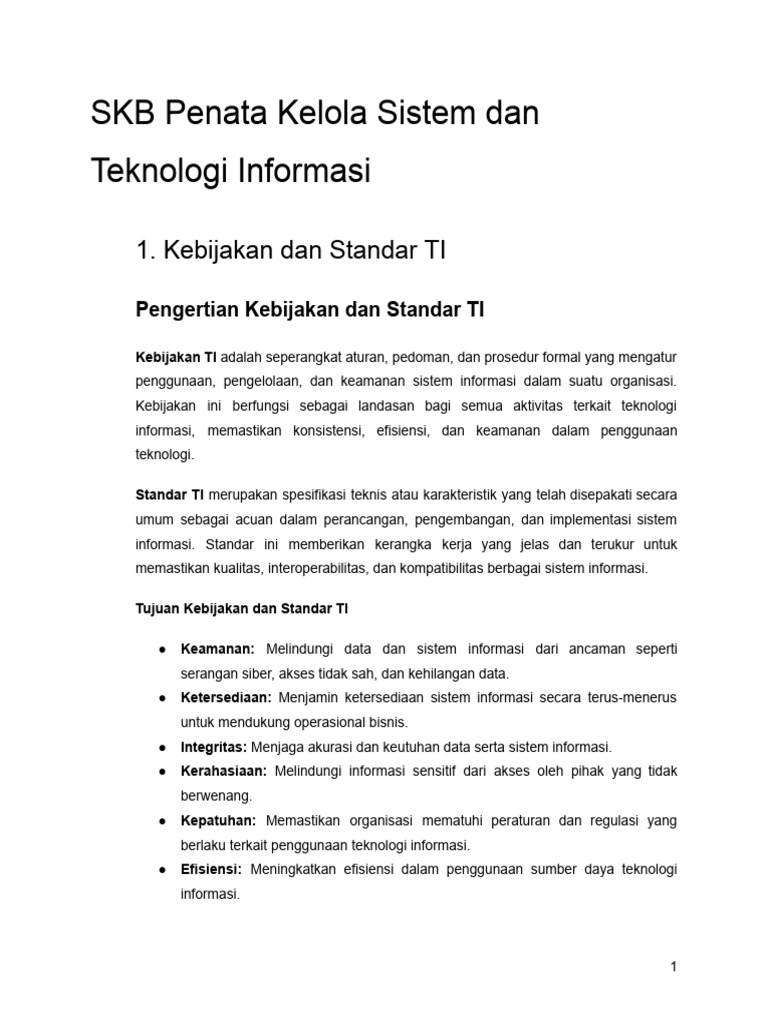 Rangkuman Materi SKB PKSTI | PDF | Bisnis | Komputer