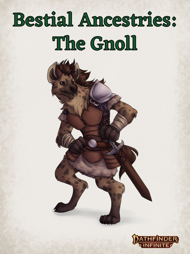 Pathfinder 2E: Gnoll Ancestry Guide | PDF | Social Science | Young Adult