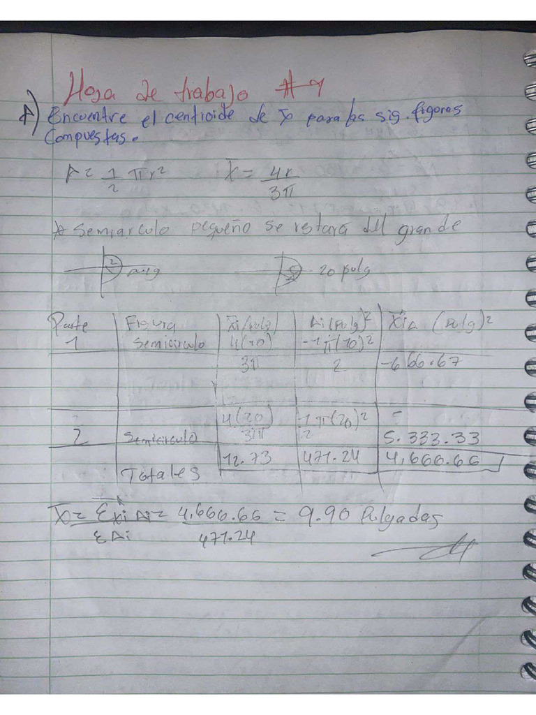 Hoja de Trabajo 9 MCR I | PDF
