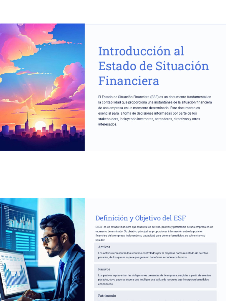Introd ESF | PDF | normas internacionales de INFORMACION FINANCIERA ...