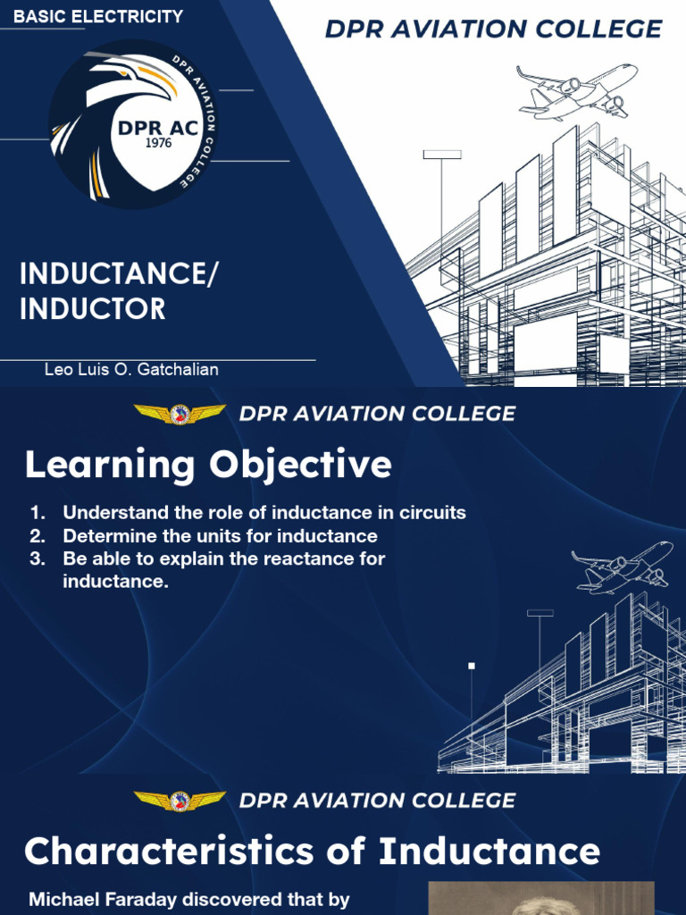 Lesson 8 Inductance Inductor | PDF | Inductance | Inductor