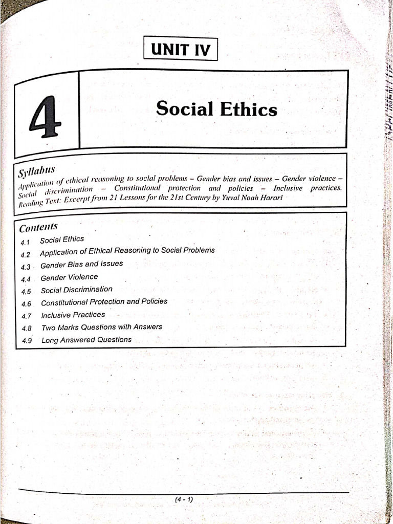 Human Values and Ethics | PDF