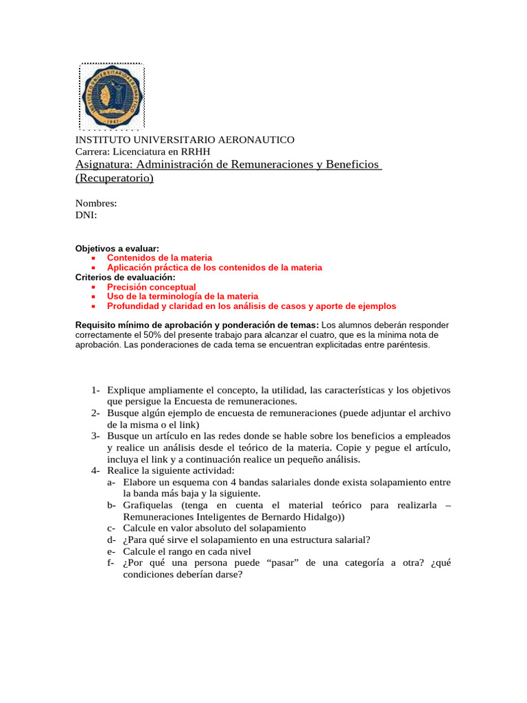 Recuperatorio 2do Sem 2024 | PDF | Negocios | Informática