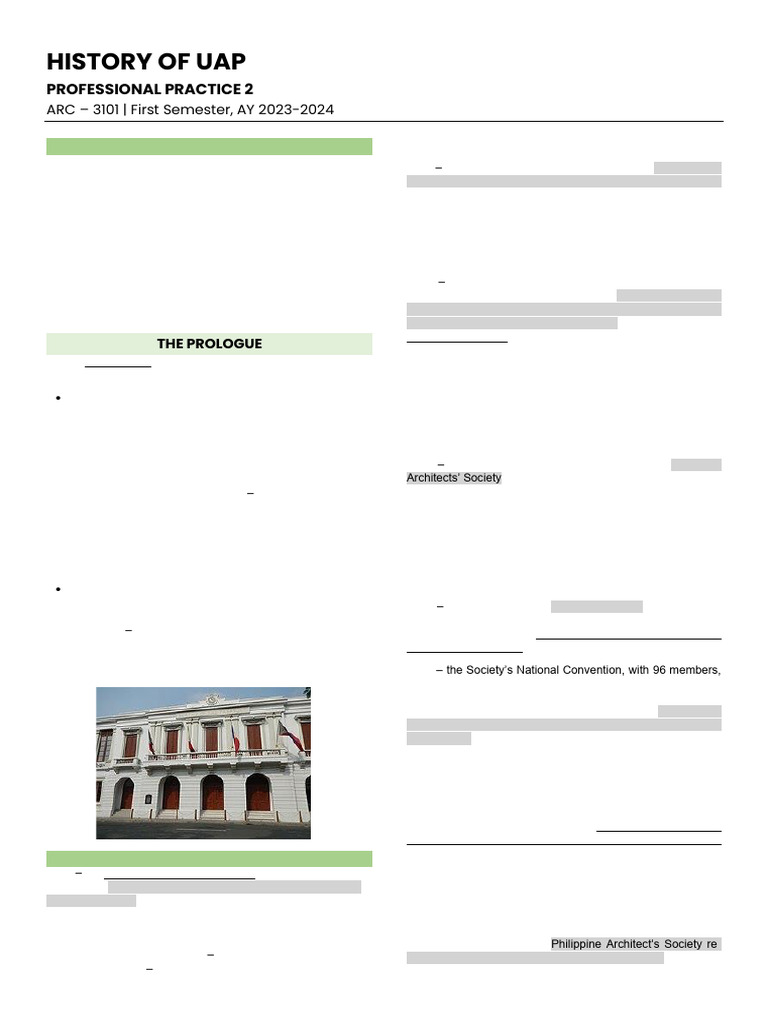 History of UAP: Origins and Milestones | PDF | Manila | Philippines