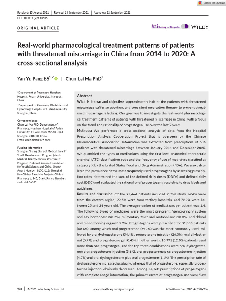 005 Real-World Pharmacological Treatment Patterns of Patients With ...