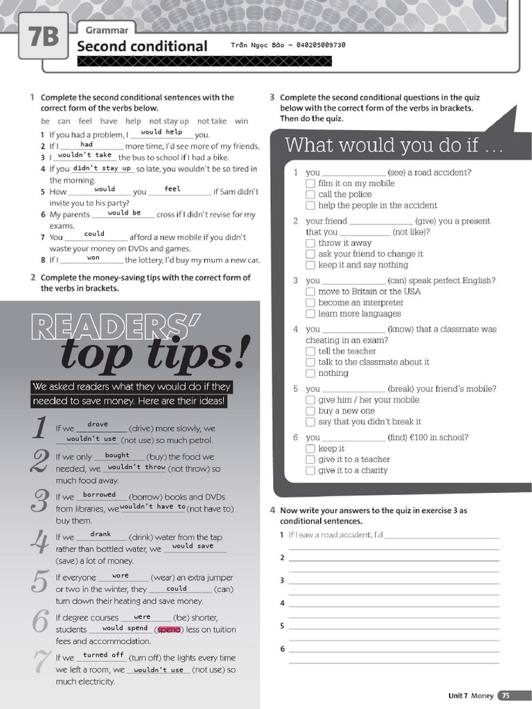 Unit 7 - HW Elearning | PDF