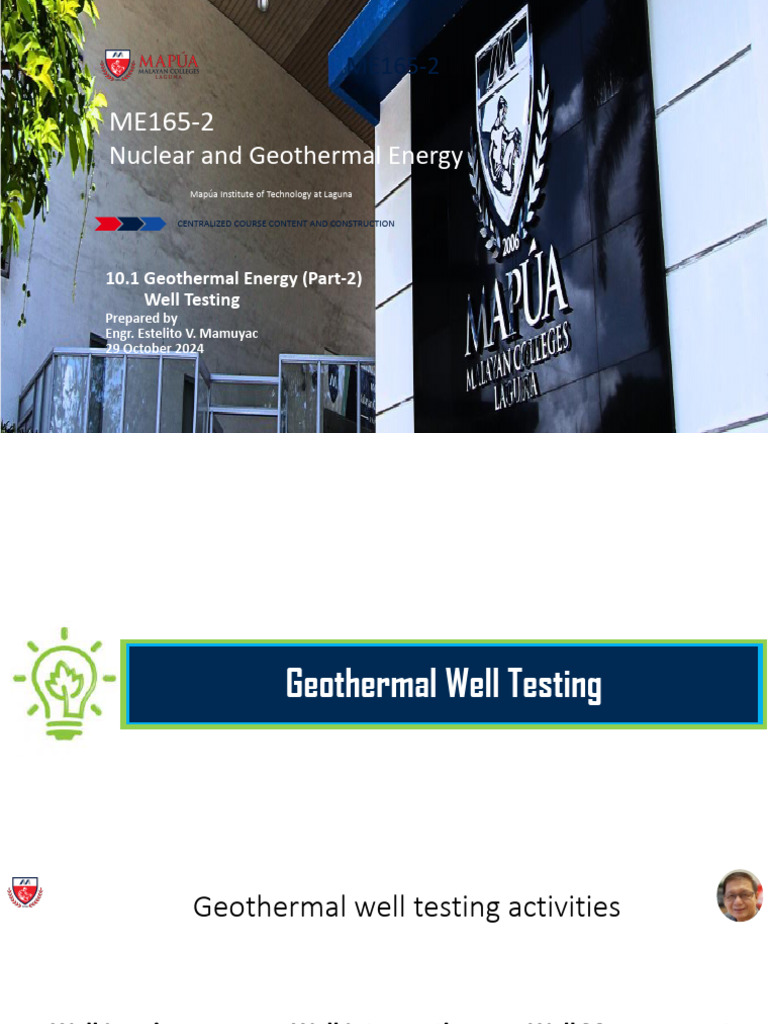 Geothermal Well Testing Techniques | PDF | Porosity | Enthalpy