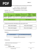 BARANGAY Attendance Sheet (BaRCo) | PDF | Games & Activities