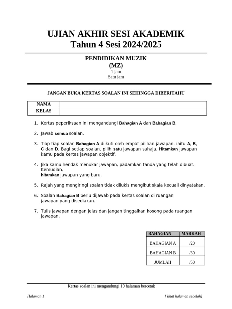 Cover Uasa 2024 | PDF