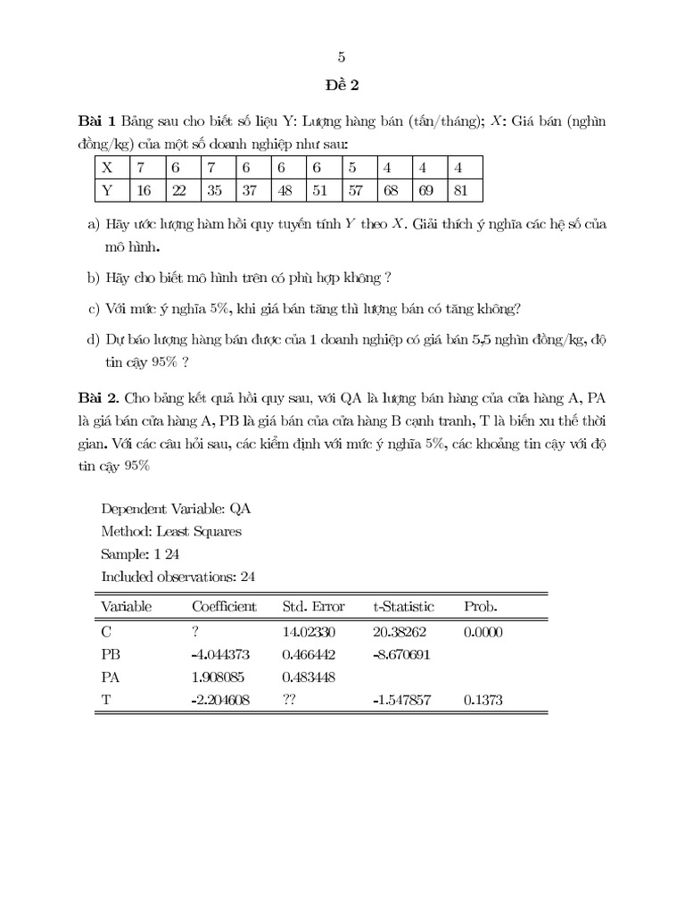 Kinh Te Luong Kiem Tra 2 | PDF