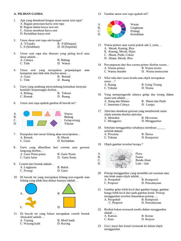 Soal SBK Vii 2024 | PDF