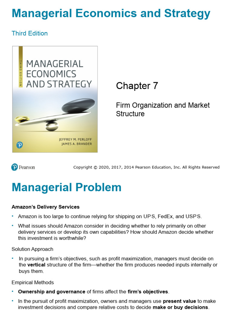 Firm Organization and Market Structure | PDF | Profit (Economics ...