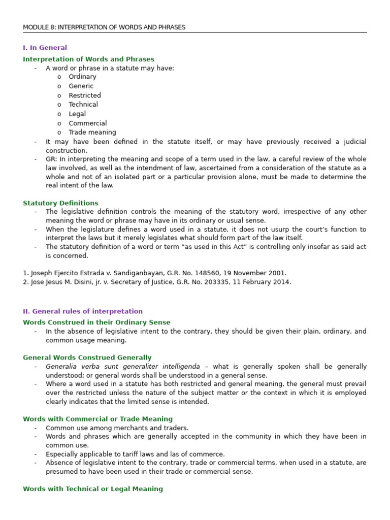 MODULE 8_STATCON | PDF | Common Law | Justice