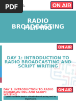 Balitaan Iskrip Sample Script For Newscasting in Filipino | PDF