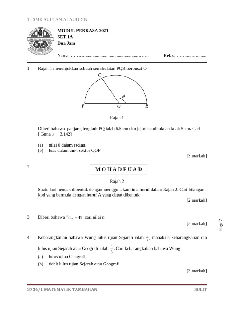 2021 Modul PERKASA SET 1A | PDF