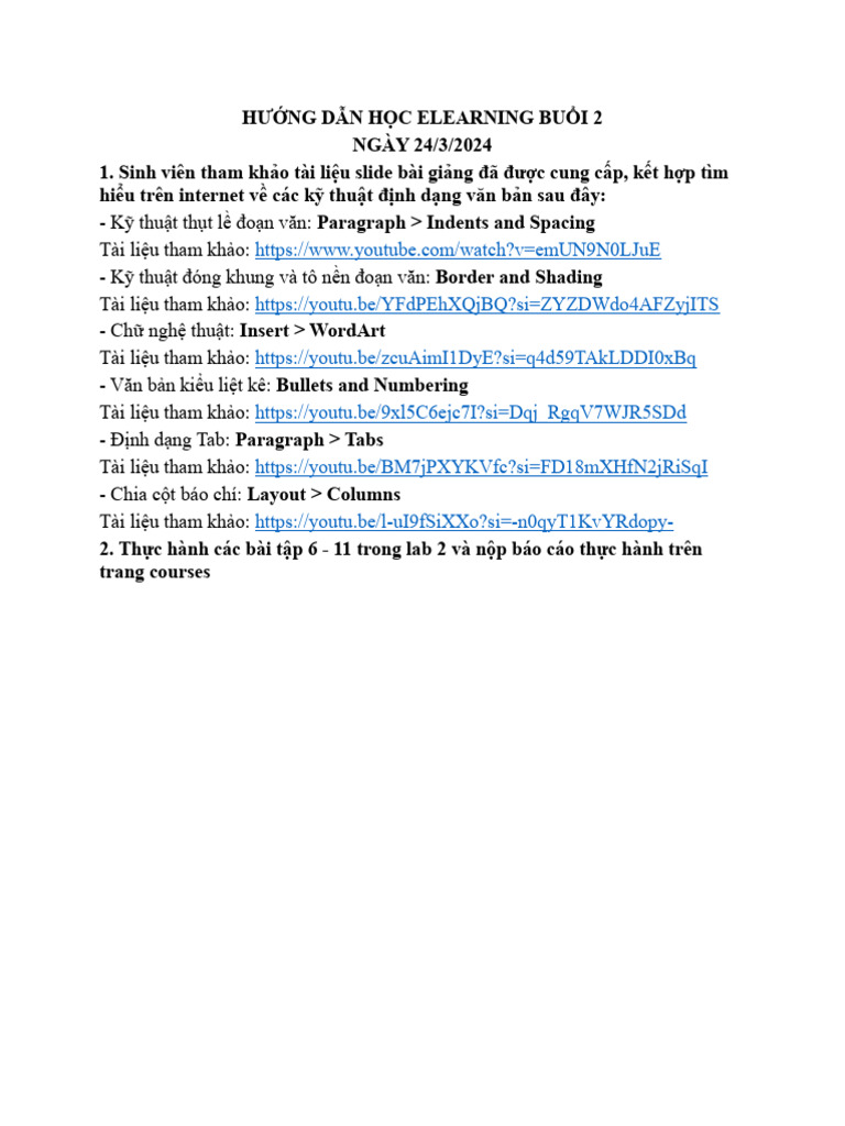 HD Elearning Buoi 2 | PDF