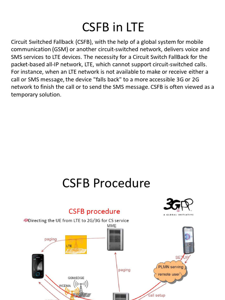 CSFB in LTE | PDF | Computers