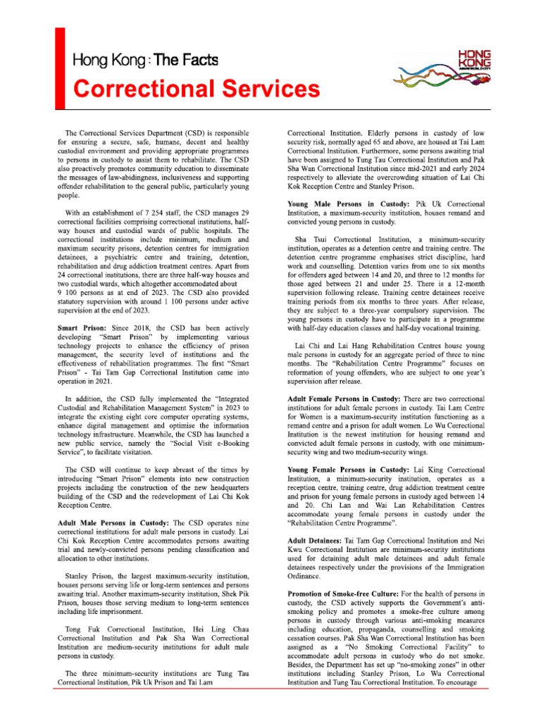 Correctional Services | PDF
