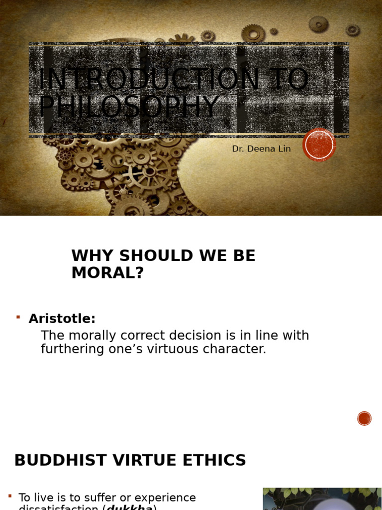 Intro To Phil - Eastern Virtue Ethics | PDF