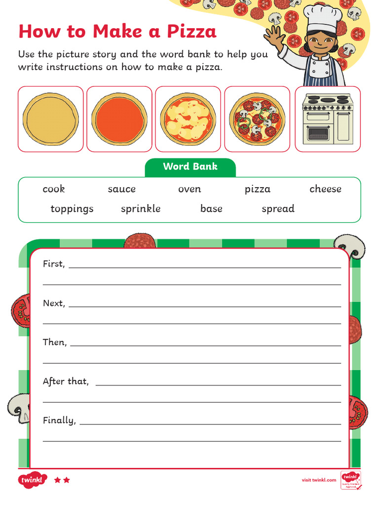 Pizza Making Instructions Guide | PDF | Cooking, Food & Wine