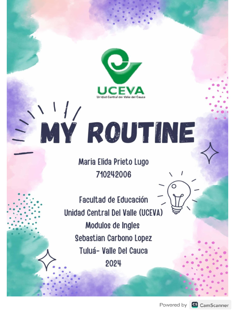 My Routine | PDF