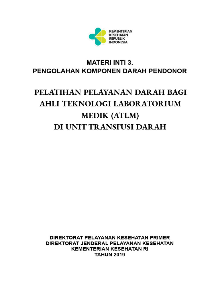 Modul MP-Komponen Darah | PDF