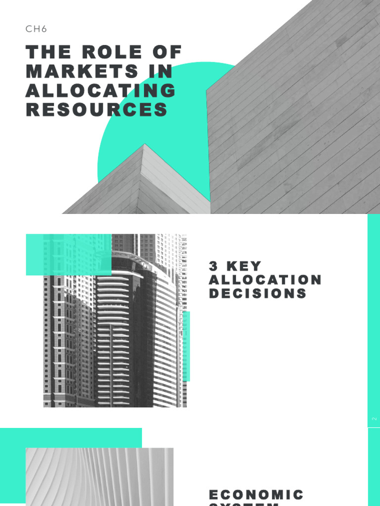 Resource Allocation in Market Economies | PDF | Price Elasticity Of ...
