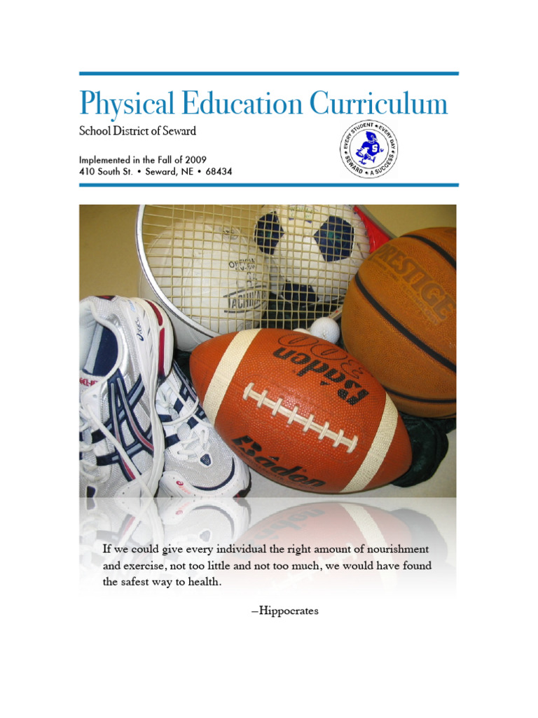 PE Curriculum Guide | PDF | Physical Education | Learning
