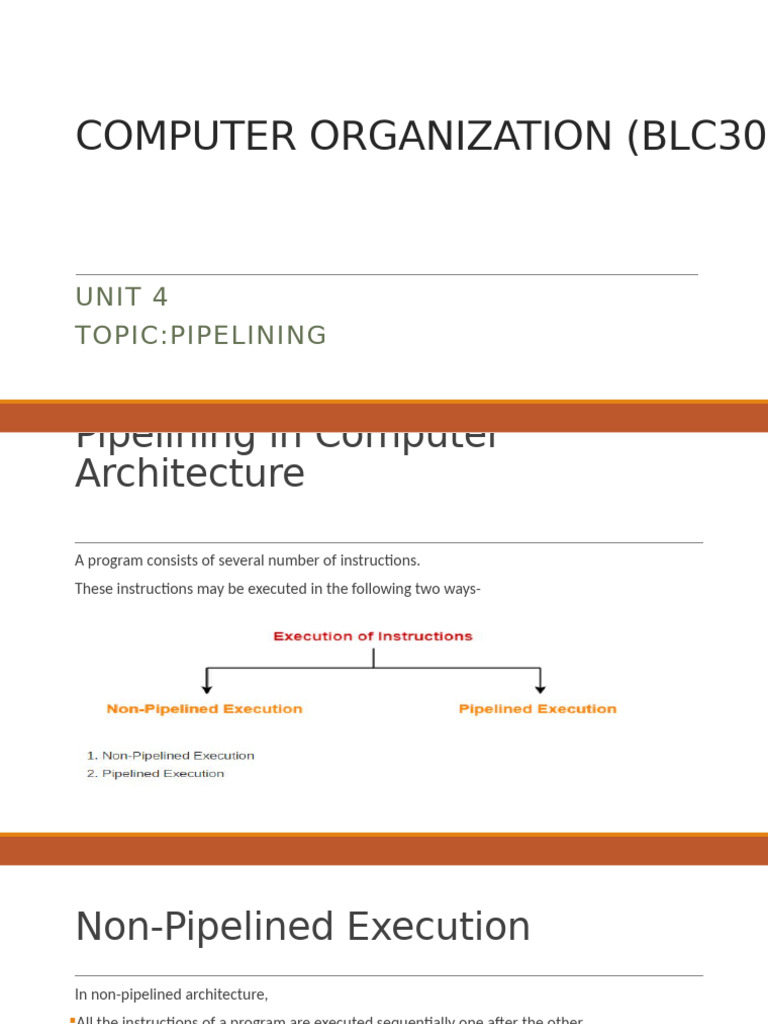 Pipe Lining | PDF | Central Processing Unit | Computer Architecture