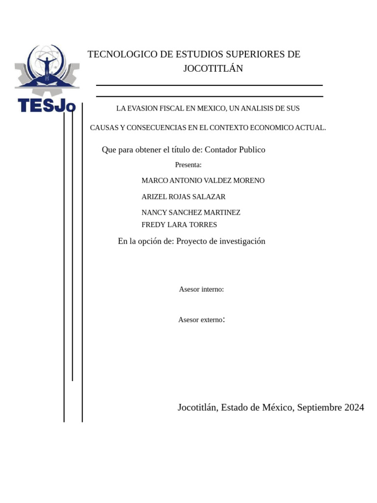 Documento Evasion - 081704 | PDF | Impuestos | Evasión de impuestos