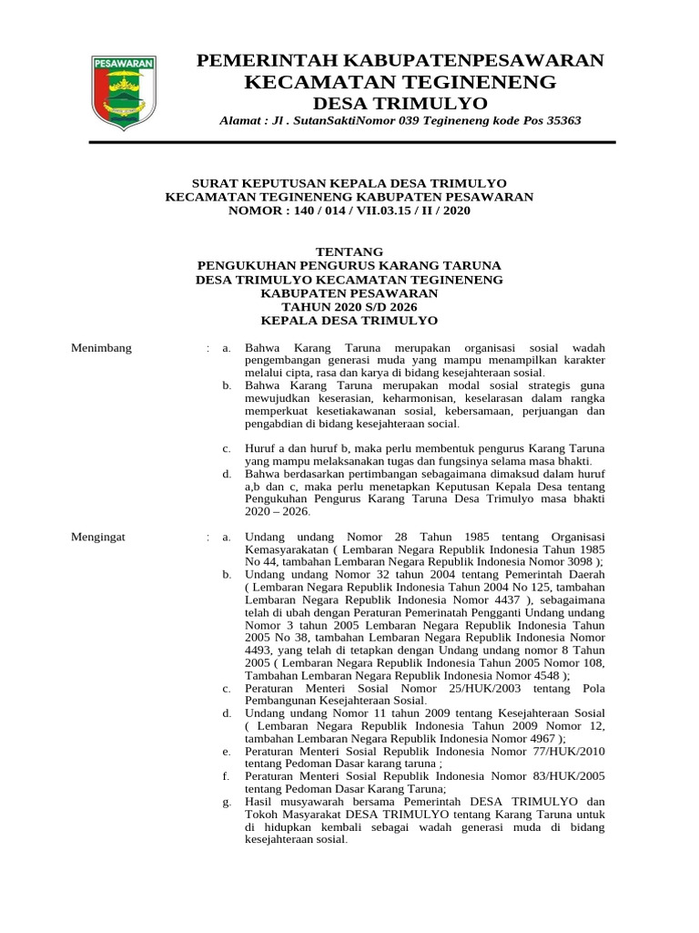 SK Karang Taruna | PDF