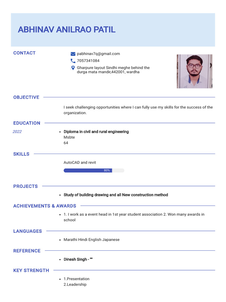 CV - 2023 03 07 044718 | PDF | Career & Growth