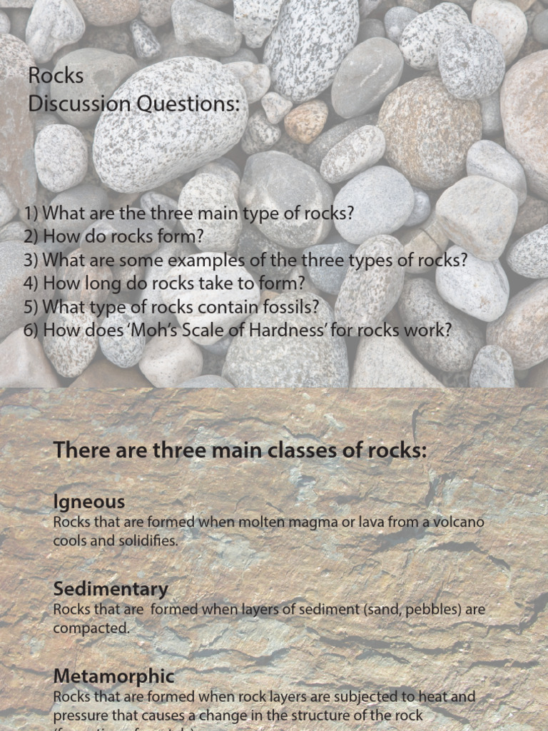 Studyladder - Types of Rocks Slideshow | PDF | Rock (Geology) | Sedimentary Rock
