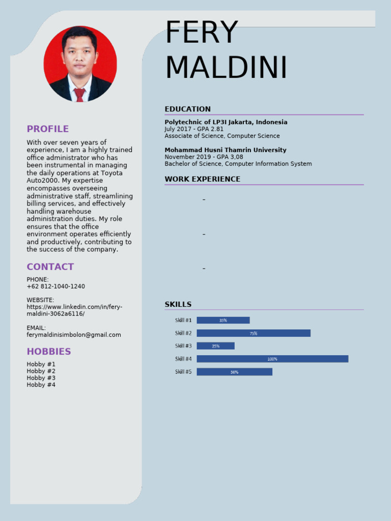 Bold Modern Resume | PDF
