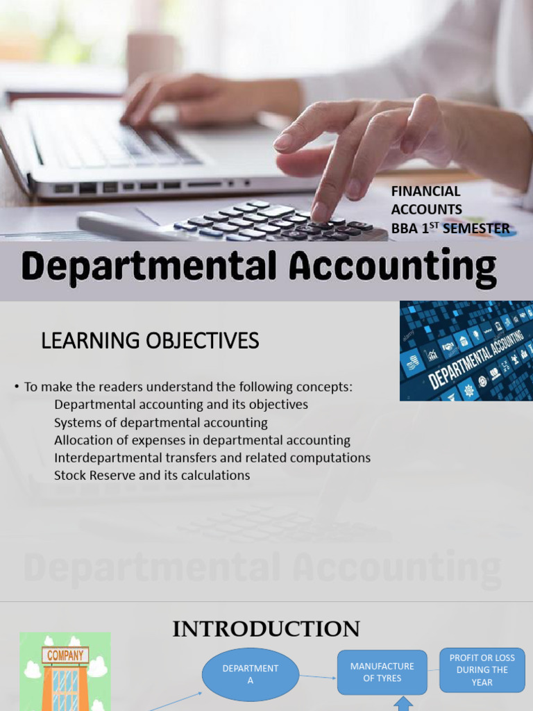 Departmental Accounting Overview BBA 1st Sem | PDF | Expense | Income ...