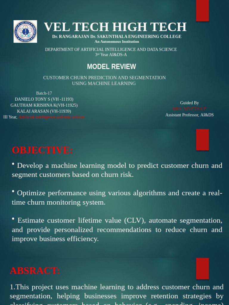 Mini Project Review 2.1 | PDF | Machine Learning | Market Segmentation