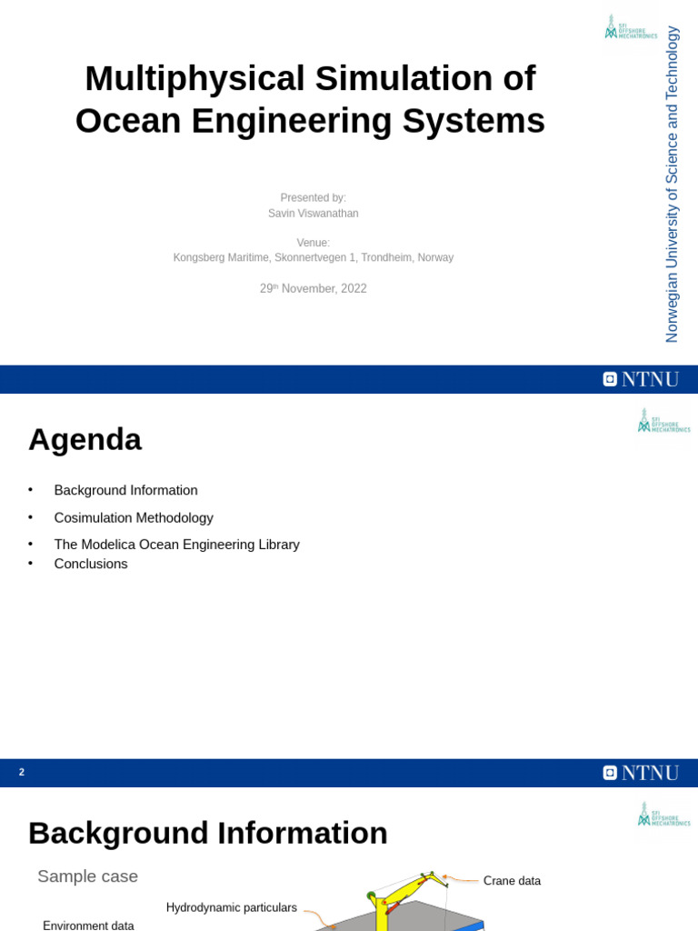 Multiphysical Simulation of Ocean Engineering Systems-1 | PDF | Applied ...